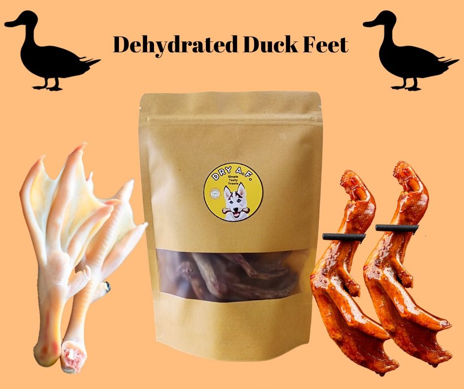 Dehydrated Duck Feet (1 Packet), Pet Supplies, Pet Food on Carousell
