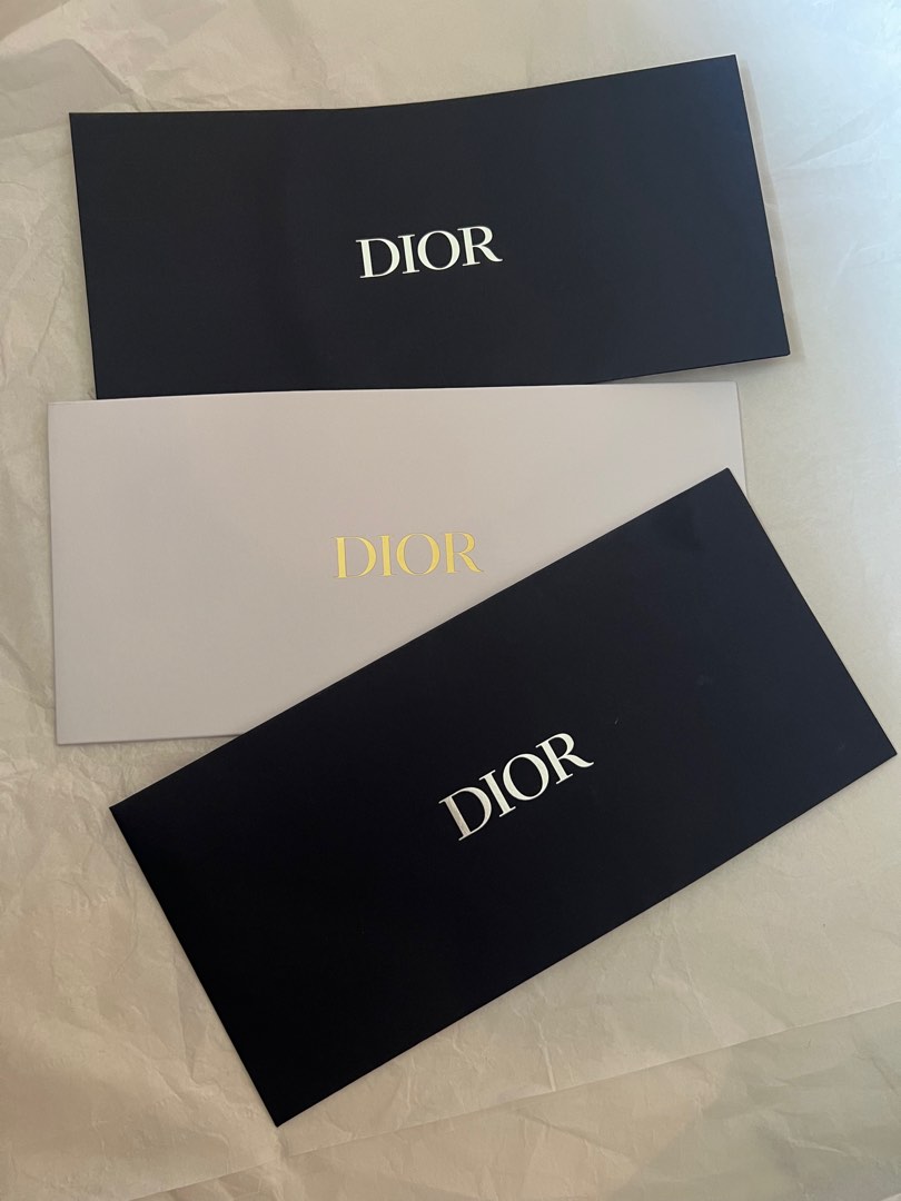 Dior receipt envelope, Luxury, Accessories on Carousell