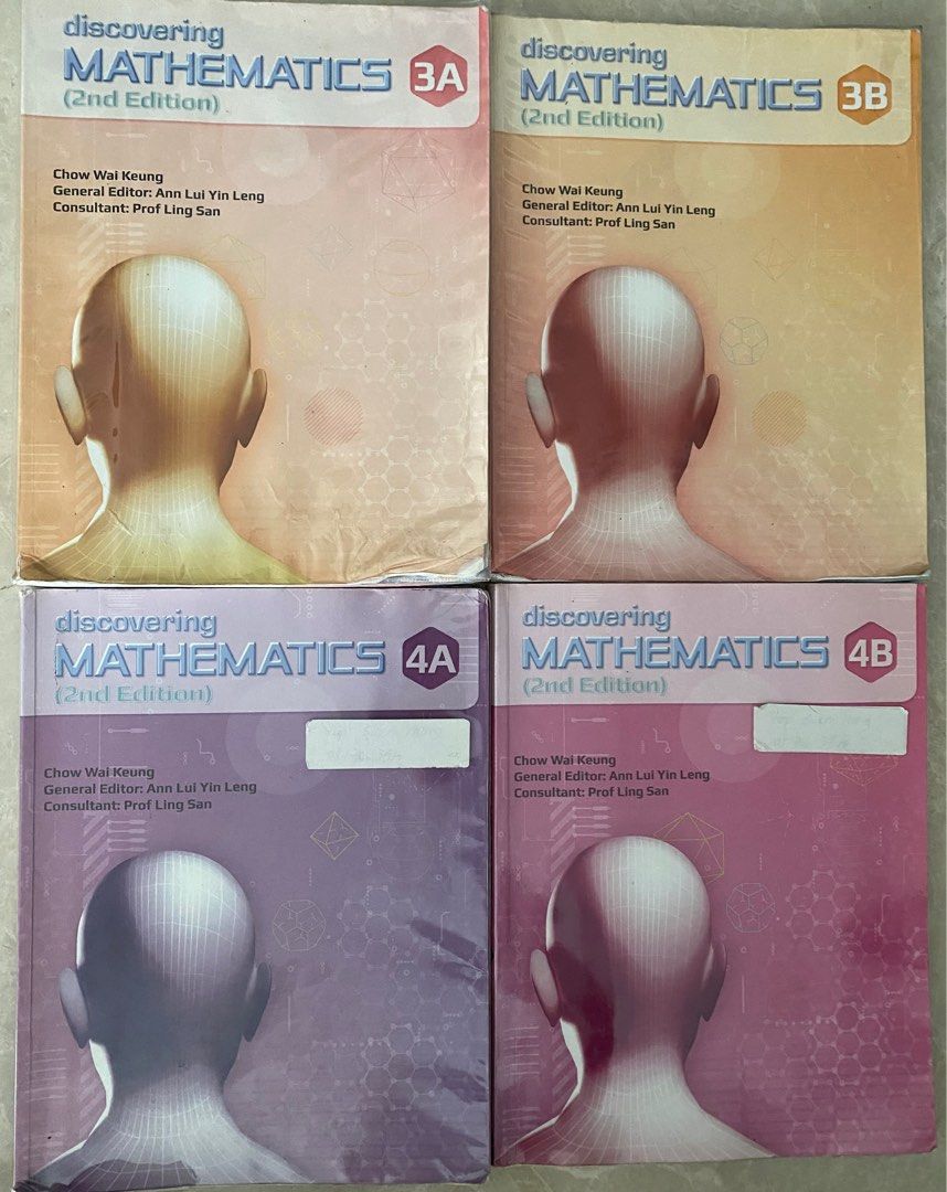 Discovering Mathematics (2nd Edition) 3A 3B 4A 4B $4 for 4 textbooks ...