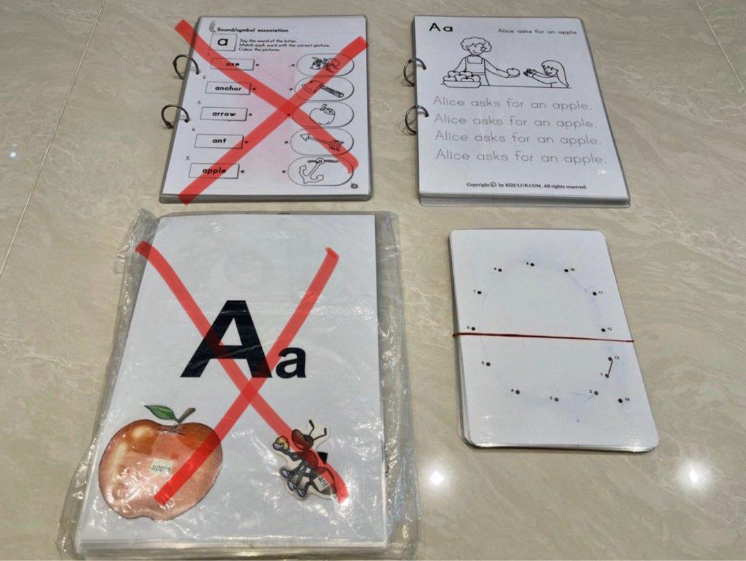 DIY English Folders - Trace-and-Write Alphabets Materials, Hobbies ...