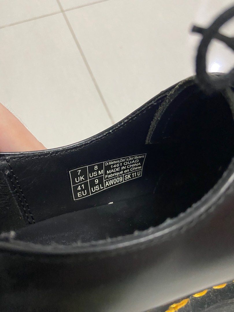 DR. MARTENS 1461 QUAD, Women's Fashion, Footwear, Boots on Carousell