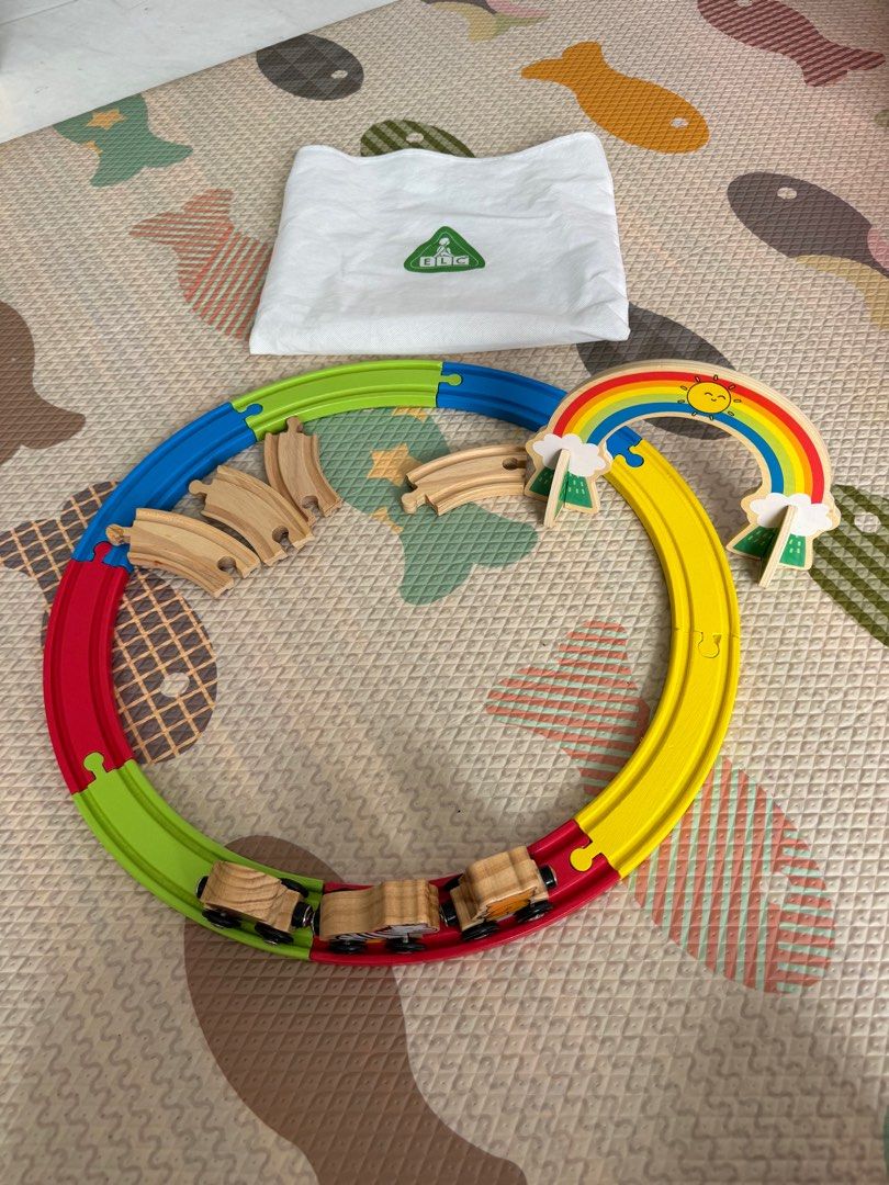 ELC Wooden Train Set, Hobbies & Toys, Toys & Games on Carousell