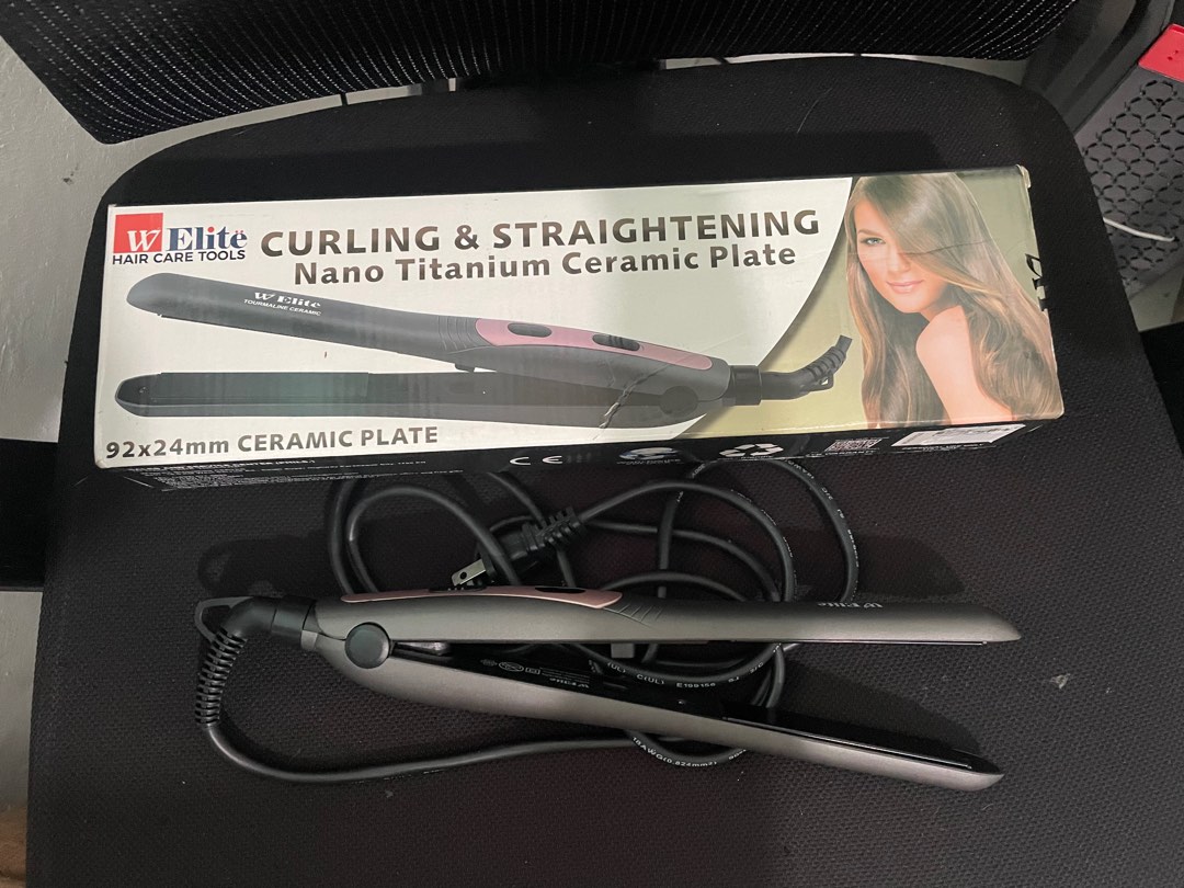 Elite curling and straightening, Beauty & Personal Care, Hair on Carousell