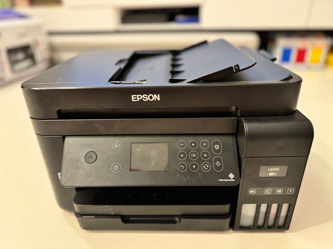 Epson L6170 Wi-Fi Duplex All-in-One Ink Tank Printer with ADF ...