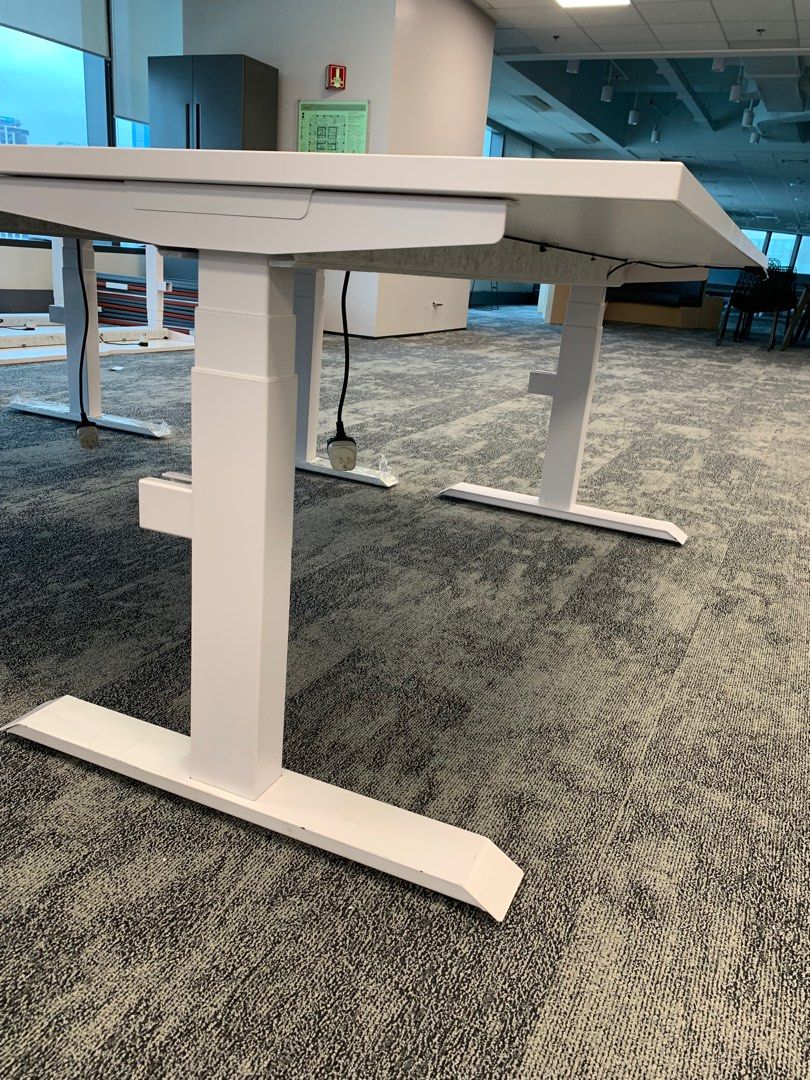 Ergonomic table motorized office quality, Furniture & Home Living ...