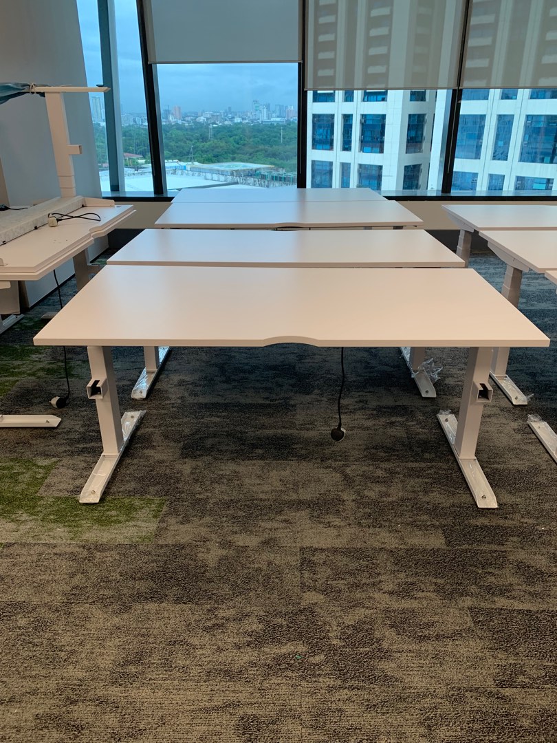 Ergonomic table motorized office quality, Furniture & Home Living ...