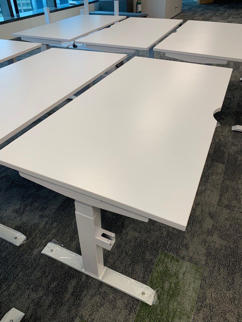 Ergonomic table motorized office quality, Furniture & Home Living ...