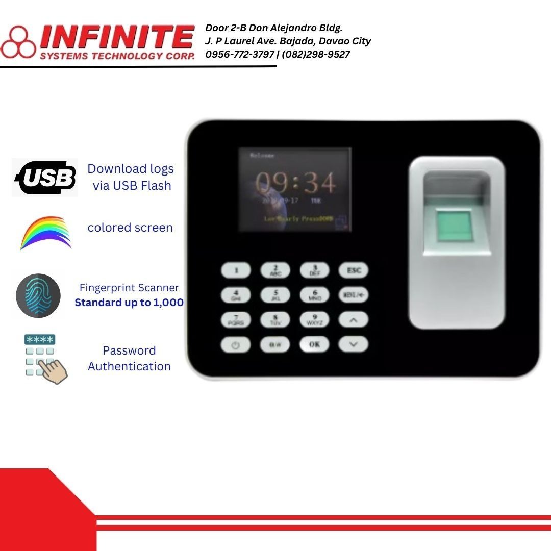 Fingerprint/Password Authentication Biometrics Scanner Machine ...