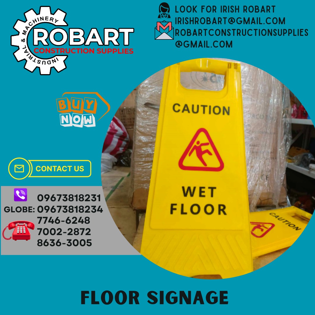 Floor signage, Commercial & Industrial, Construction Tools & Equipment ...