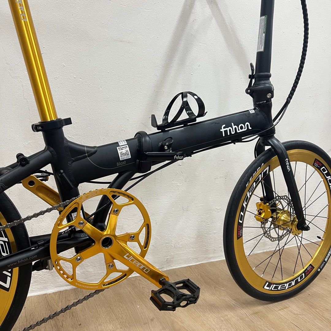 Fnhon blast gust foldable bike folding bicycle foldie litepro shimano ...
