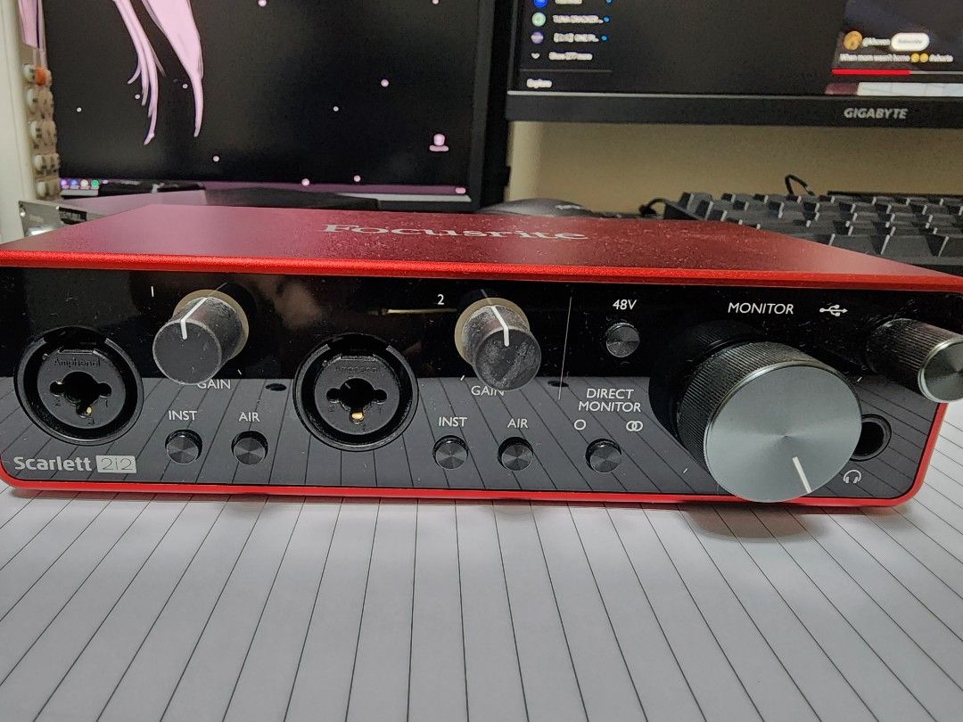 Focusrite Scarlett 2i2 3rd Gen, Audio, Other Audio Equipment on Carousell