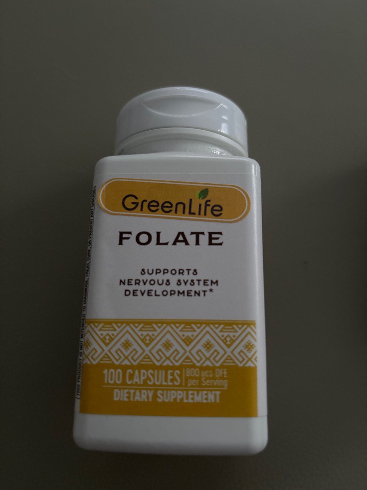 Folate supplement, Health & Nutrition, Health Supplements, Vitamins ...