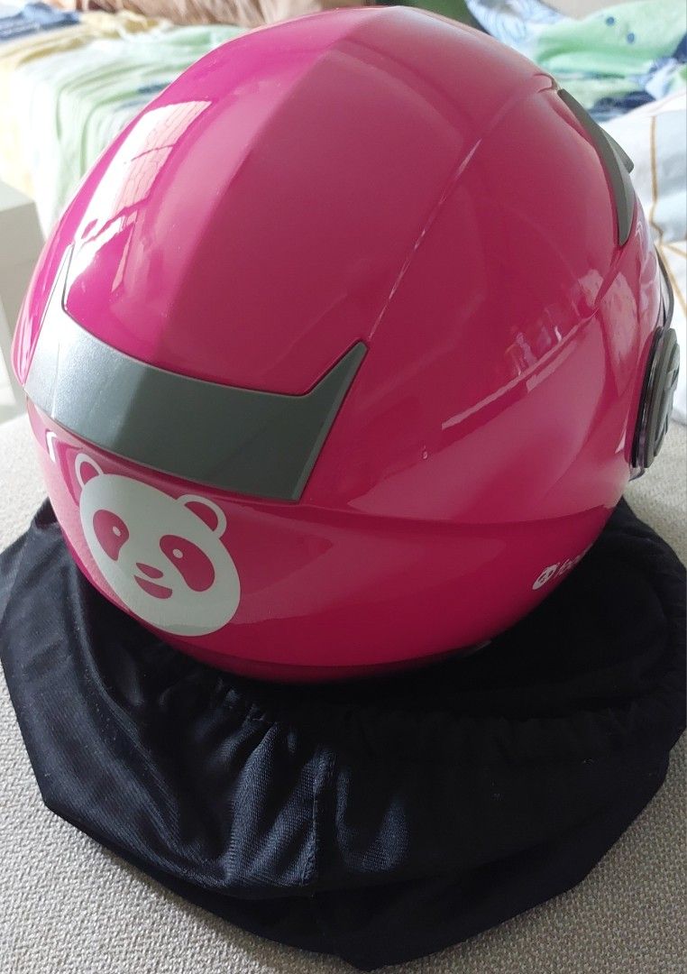 Foodpanda motorcycle helmet, Motorcycles, Motorcycle Accessories on ...