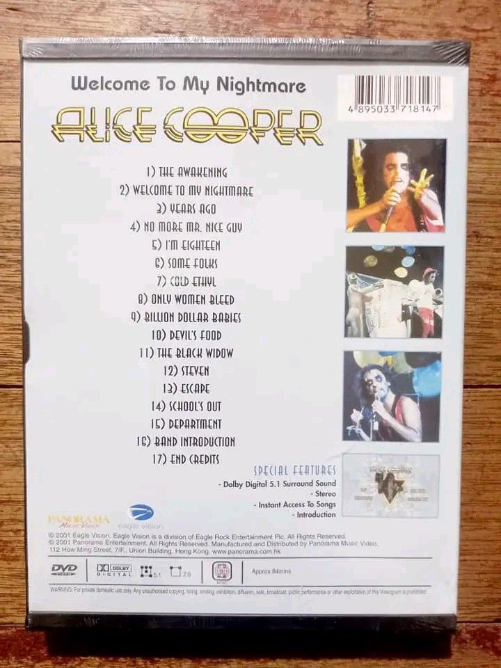 For Sale Alice Cooper DVD Set, Hobbies & Toys, Music & Media, CDs ...