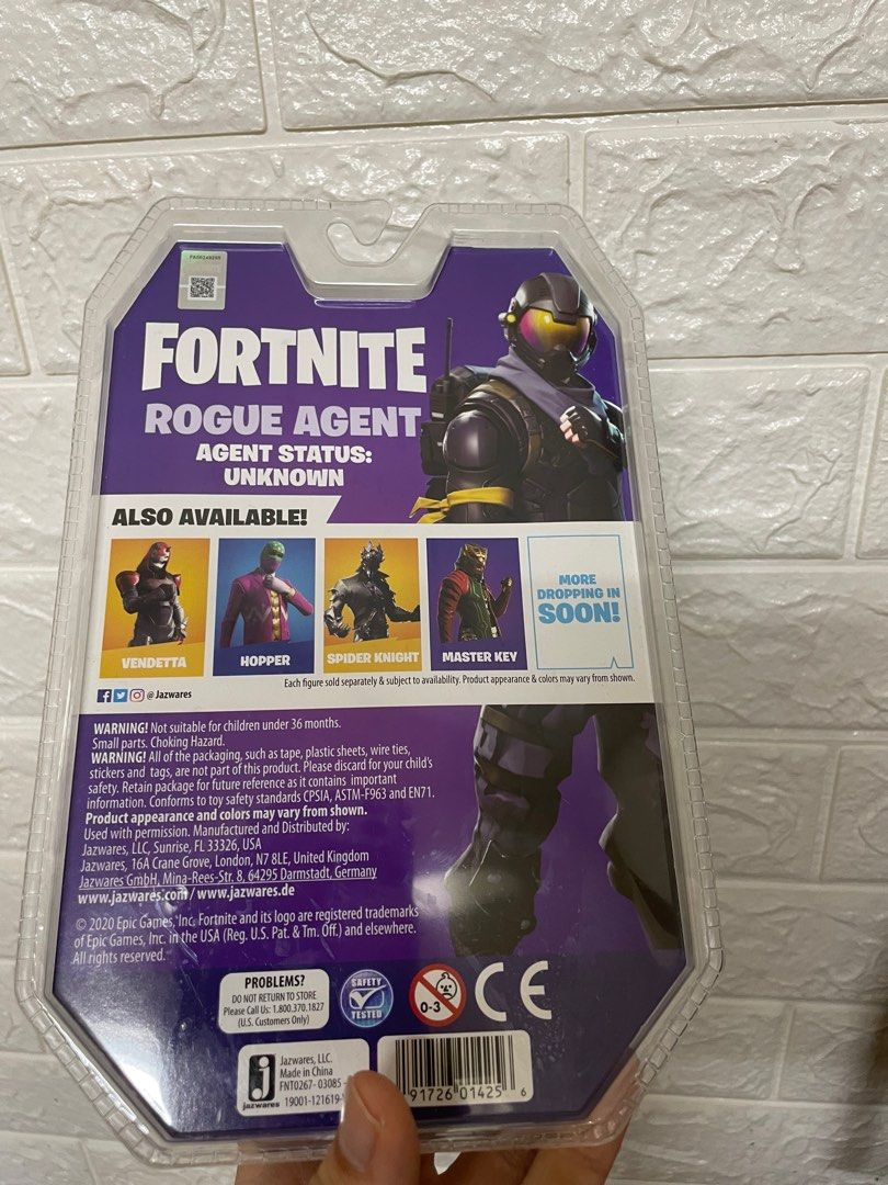 Fortnite Solo Mode Core Figure Pack - Rogue Agent, Hobbies & Toys, Toys ...