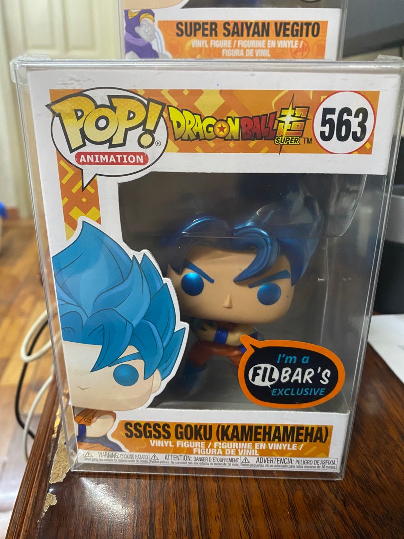 Funko Pop! Animation: Dragon Ball Z Super - SSGSS Goku Kamehameha ...