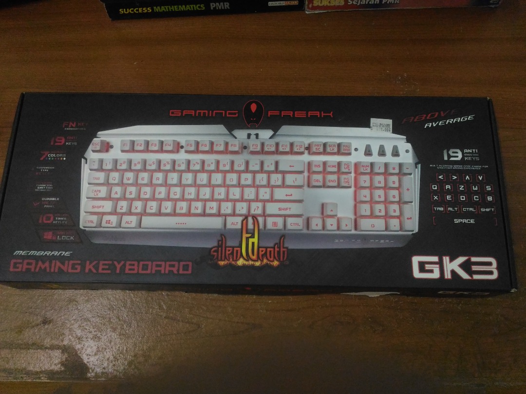 Gaming Freak SilentDeath GK3 Membrane Gaming Keyboard, Computers & Tech, Parts & Accessories ...