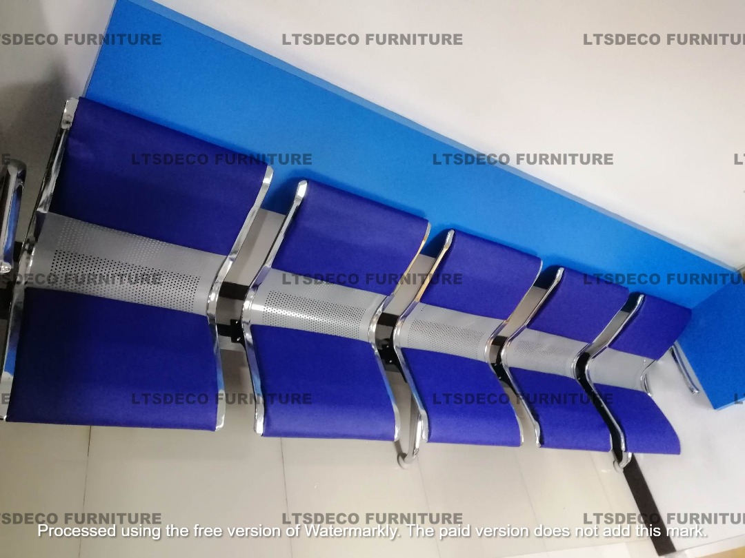 GANG CHAIR OFFICE PARTITION, Furniture & Home Living, Office Furniture ...