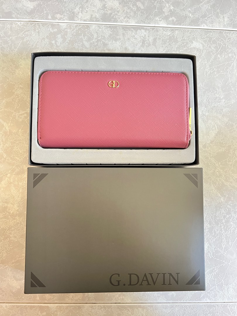 G.Davin Synthetic Leather Zip Around Wallet with Coin Pouch Set, Luxury ...