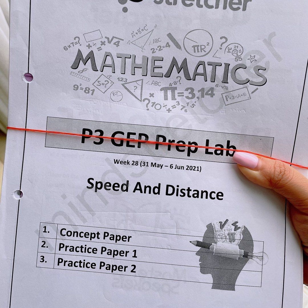 GEP Intensive Learning THICK STACK Prep Papers MS English Math, Hobbies ...