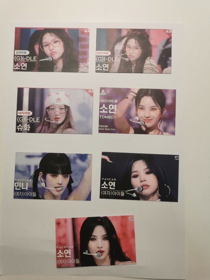 gidle pcs, Hobbies & Toys, Memorabilia & Collectibles, K-Wave on Carousell