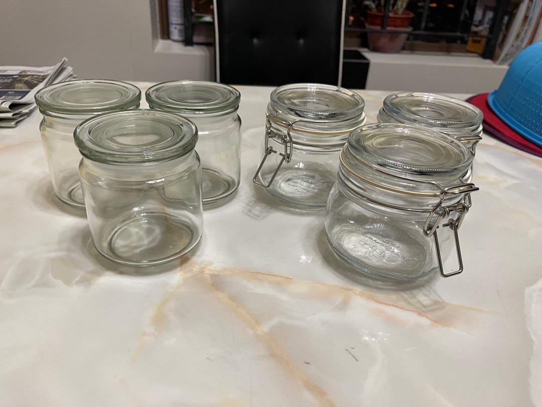 Glass Jars, Furniture & Home Living, Kitchenware & Tableware, Cookware ...
