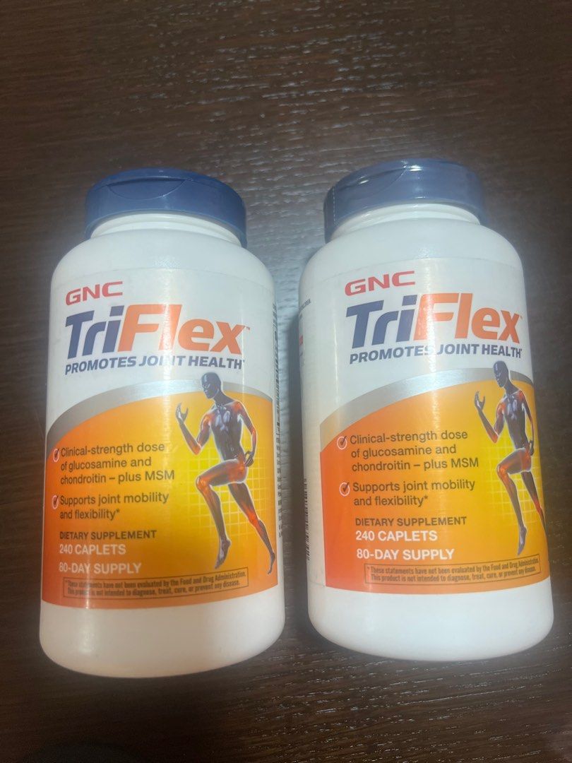 GNC Triflex glucosamine supplement, Health & Nutrition, Health ...