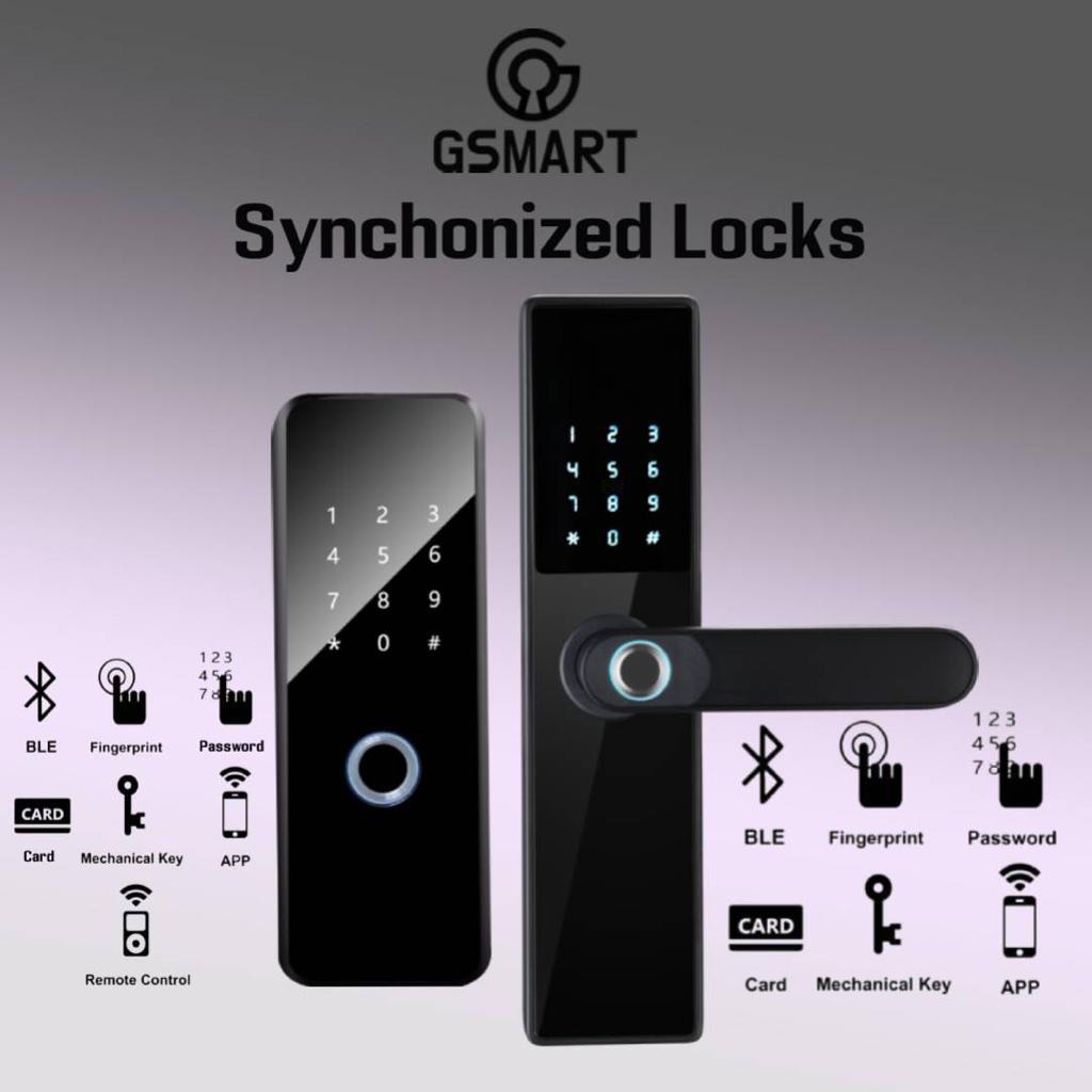 Gsmart gate + door synchronised digital lock include Installtion ...