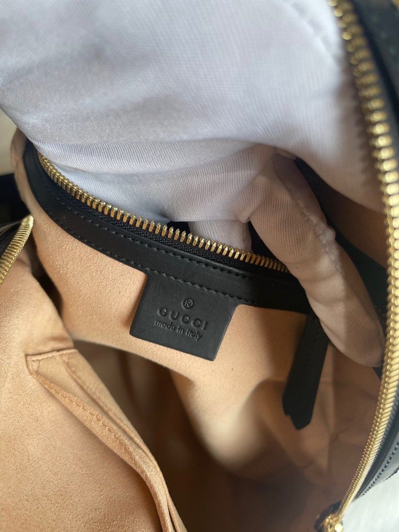 Gucci GG Supreme Bee Backpack limited edition, Luxury, Bags & Wallets ...
