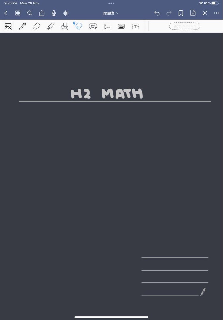 a' levels h2 math notes , Hobbies & Toys, Books & Magazines, Textbooks ...