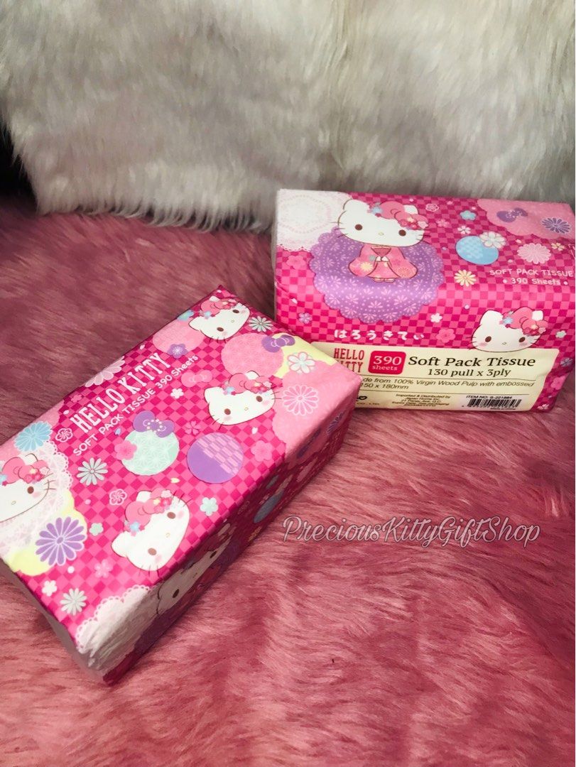 Hello Kitty Soft Tissue 3ply, Babies & Kids, Bathing & Changing ...