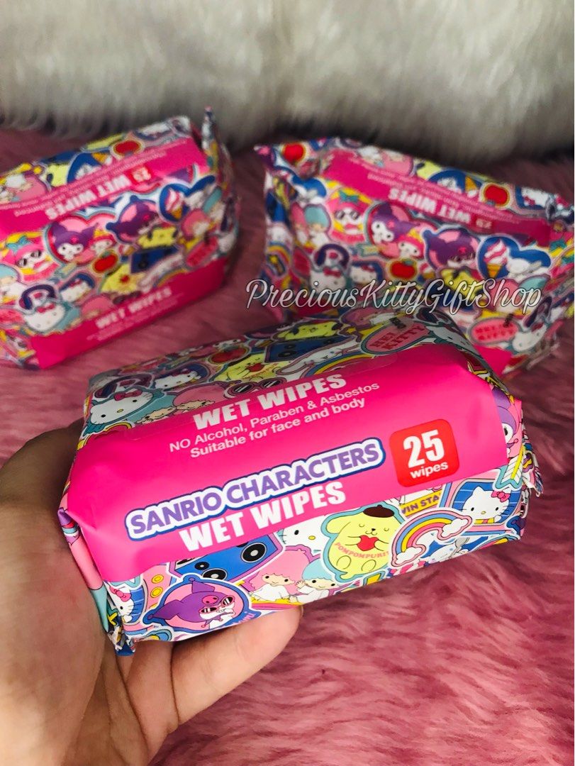 Hello Kitty Wet Wipes/Tissue, Babies & Kids, Bathing & Changing ...