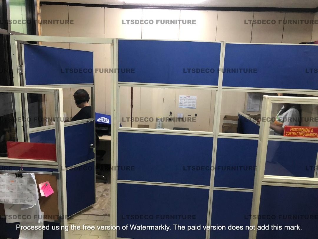 HIGH PANEL/OFFICE PARTITION/MODULAR PARTITION/OFFICE DIVIDER WITH DOOR ...