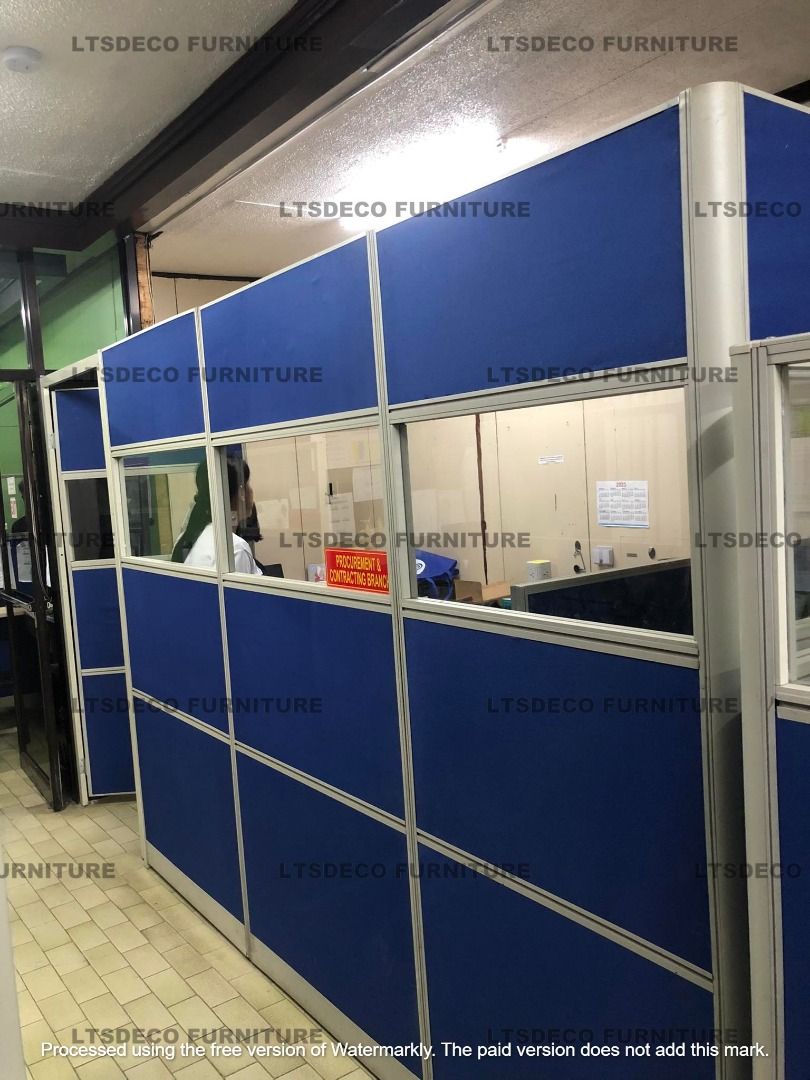 HIGH PANEL/OFFICE PARTITION/MODULAR PARTITION/OFFICE DIVIDER WITH DOOR ...
