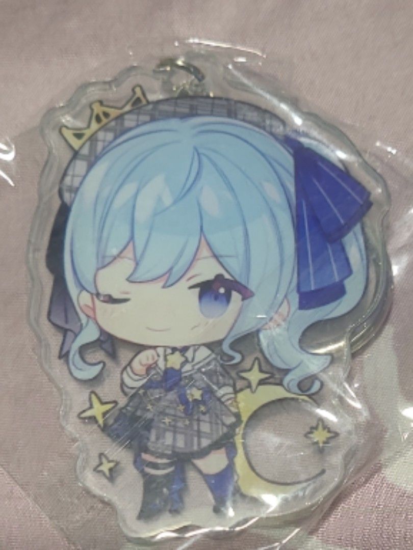 Hololive Suisei Keychain, Hobbies & Toys, Memorabilia & Collectibles, J ...