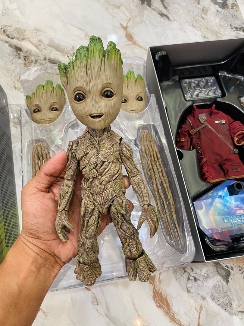 Hot toys BABY GROOT GOTG VOL.2, Hobbies & Toys, Toys & Games on Carousell