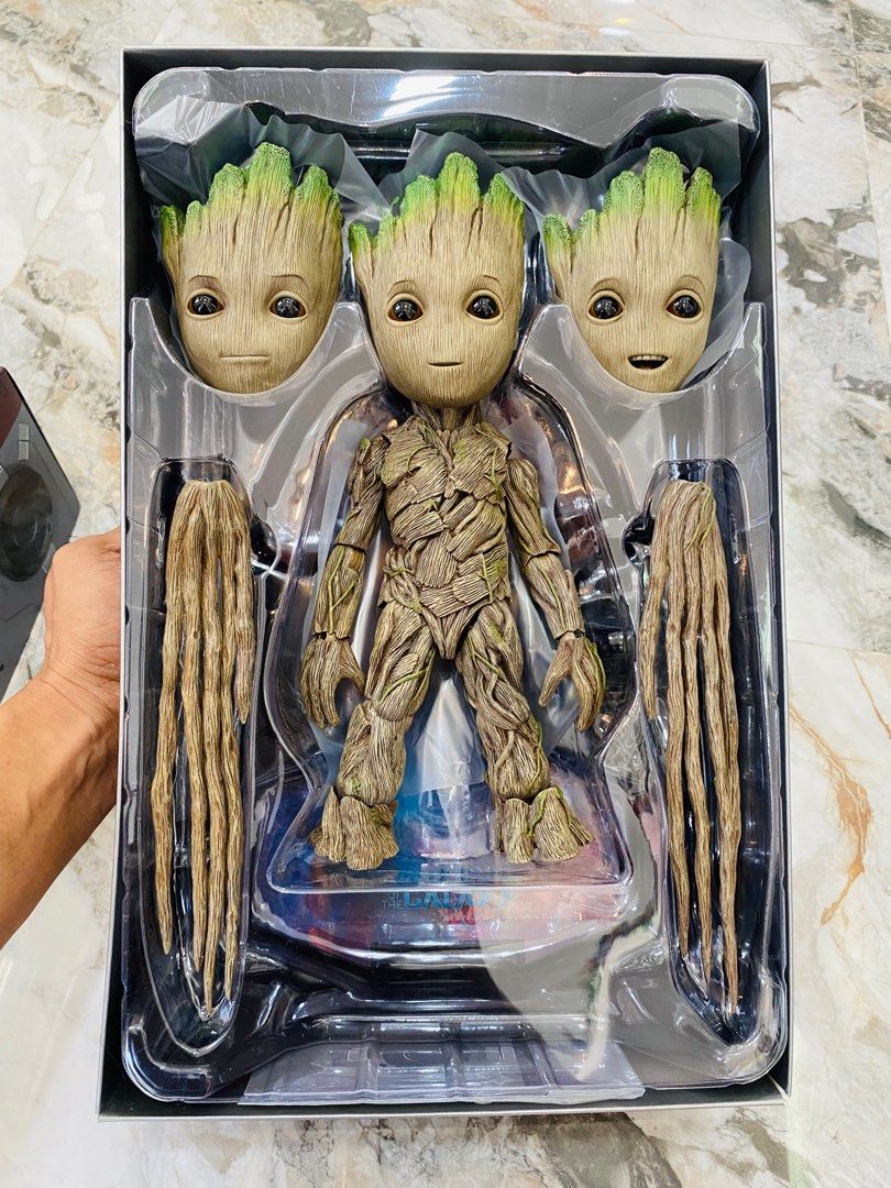 Hot toys BABY GROOT GOTG VOL.2, Hobbies & Toys, Toys & Games on Carousell