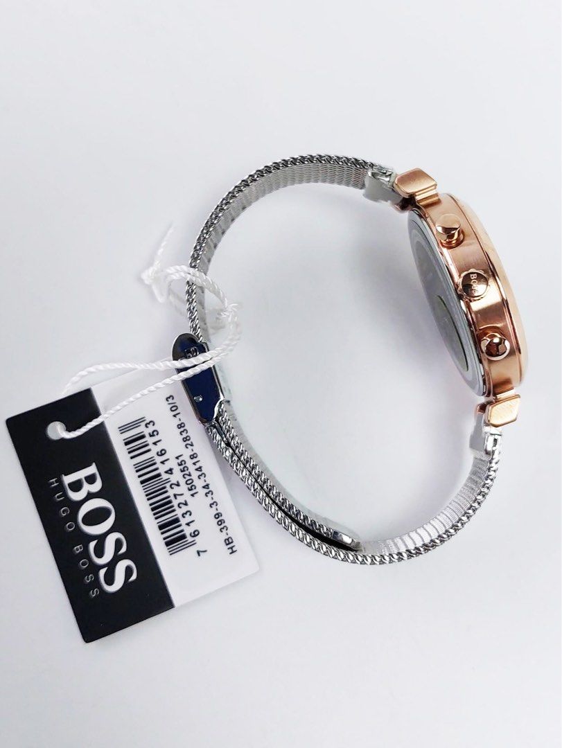 HUGO BOSS rose gold tone stainless steel Ladies watch, Women's Fashion ...