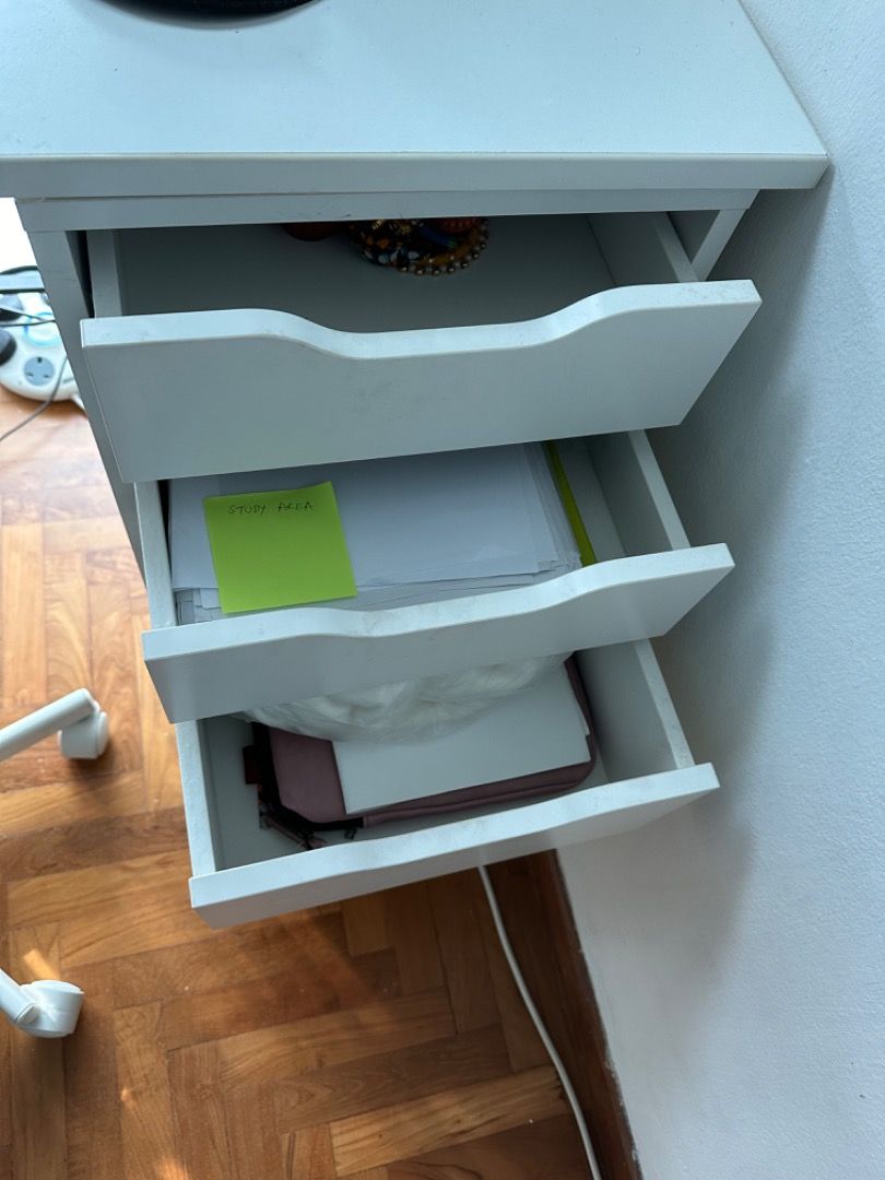 Ikea Alex study table, Furniture & Home Living, Furniture, Tables ...