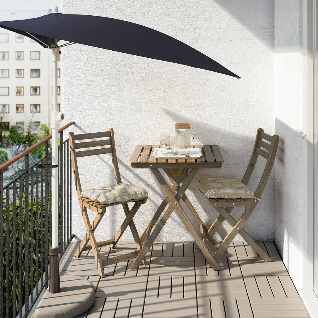 Ikea Askholmen outdoor table and chairs, Furniture & Home Living ...