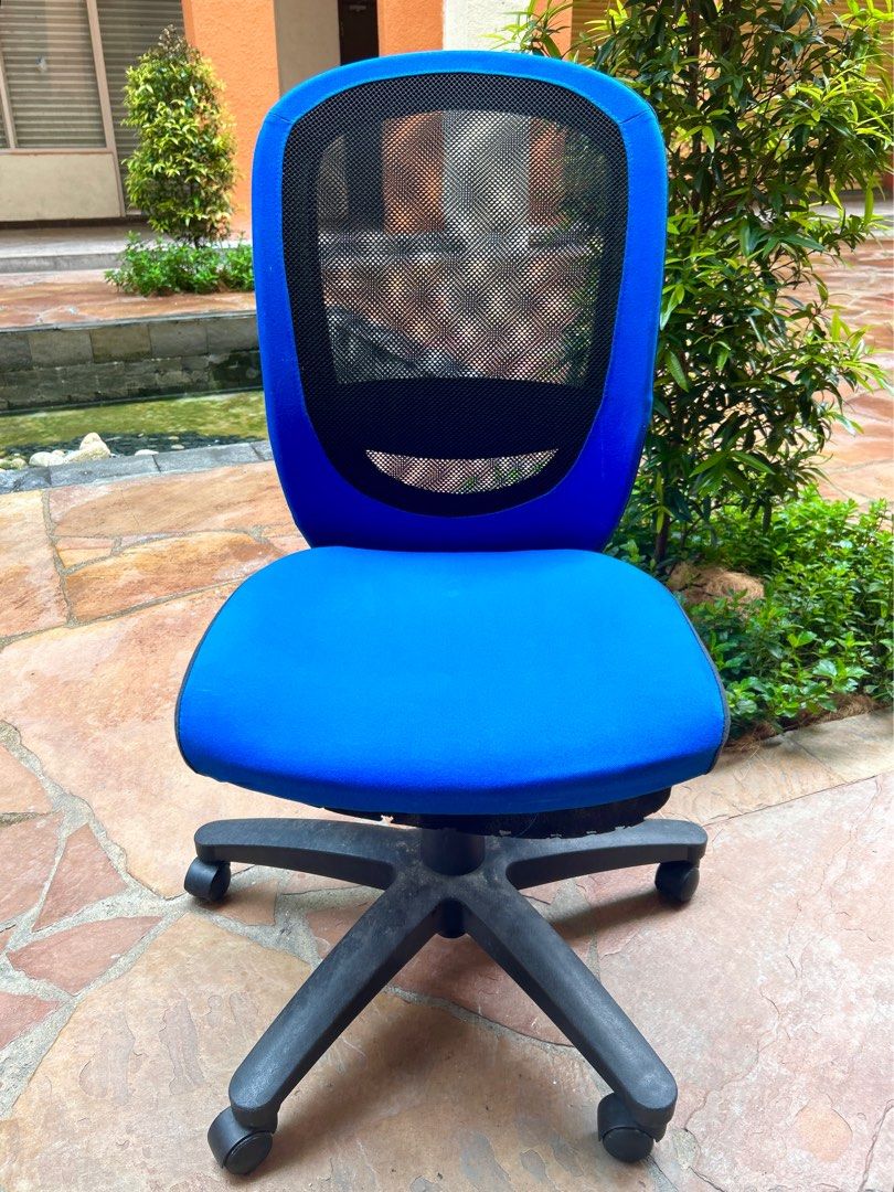 Ikea FLINTAN office chair BLUE (DEFECT), Furniture & Home Living ...