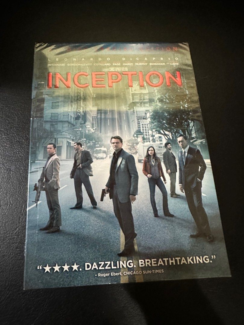 Inception movie DVD, Hobbies & Toys, Music & Media, CDs & DVDs on Carousell