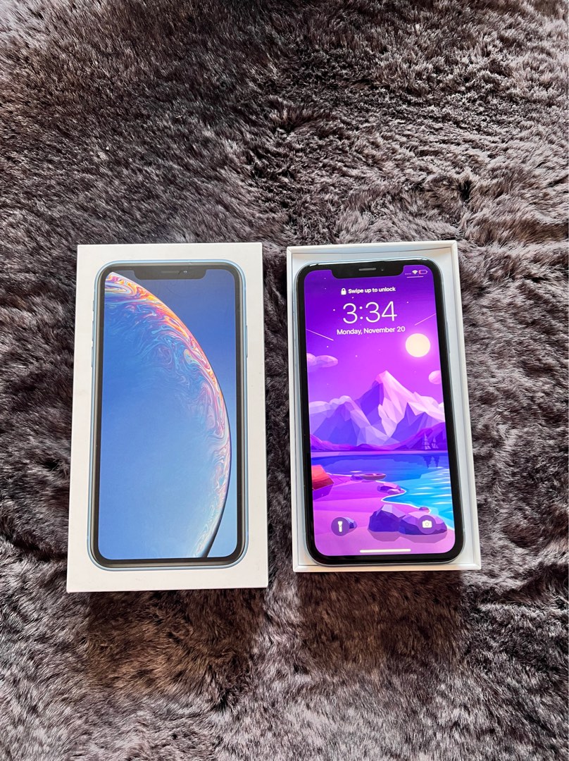 iPhone XR Blue (256GB) Free case but no charger, Mobile Phones ...