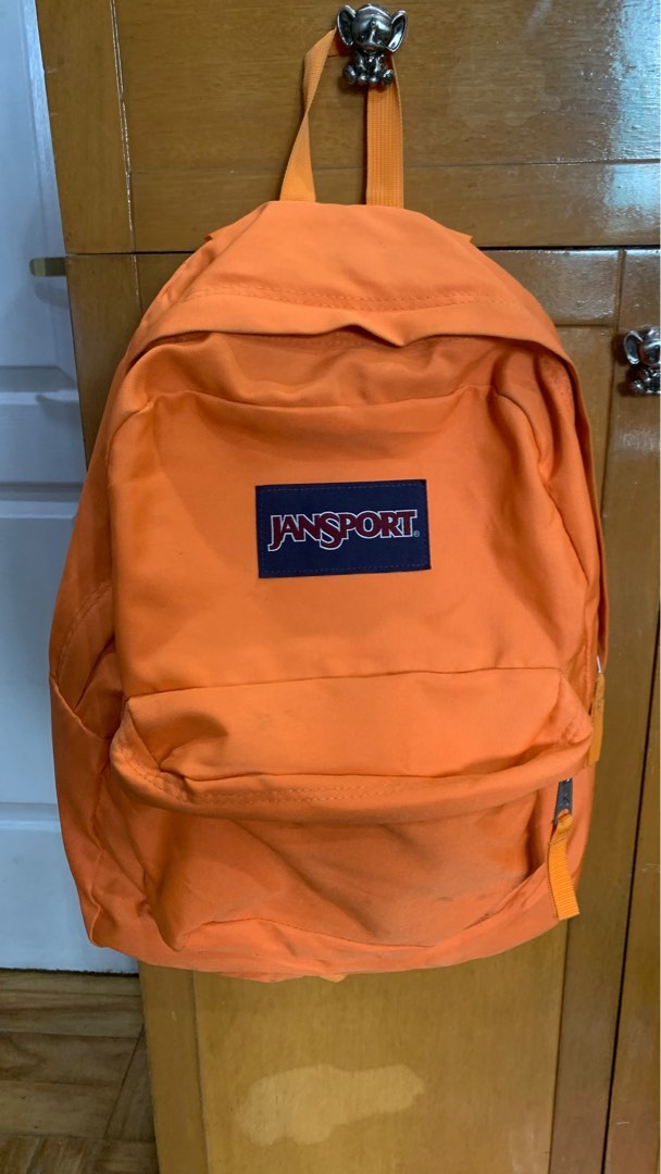 JANSPORT Classic Backpack in Orange, Women's Fashion, Bags & Wallets ...