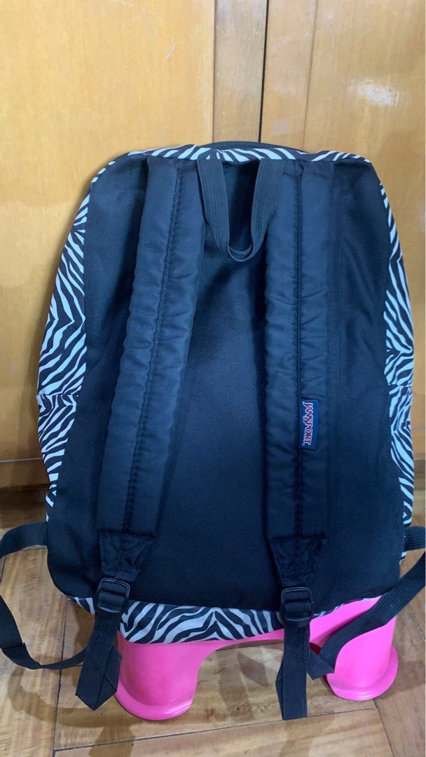 JANSPORT Classic Backpack in Zebra, Women's Fashion, Bags & Wallets ...