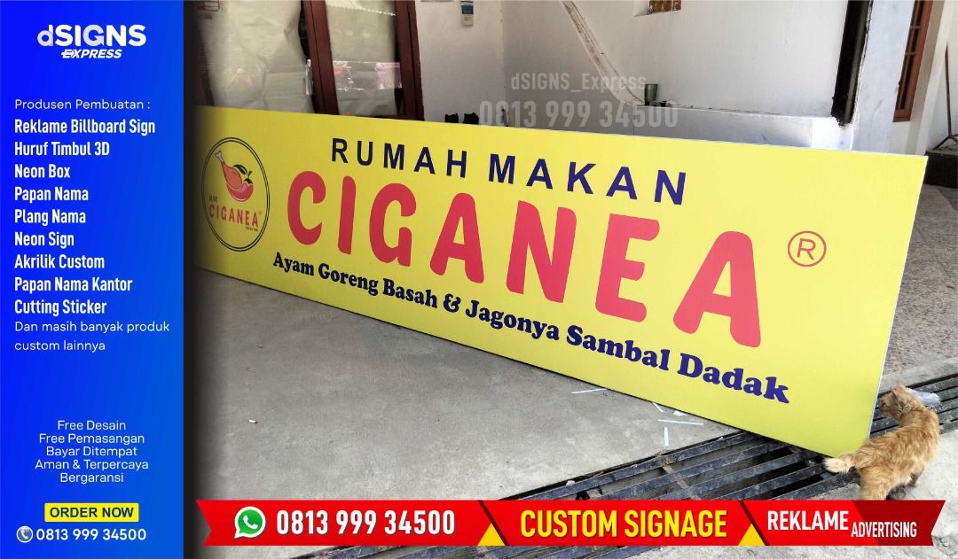 Jasa Pasang Billboard dan Plang Reklame, Desain & Kerajinan Tangan ...