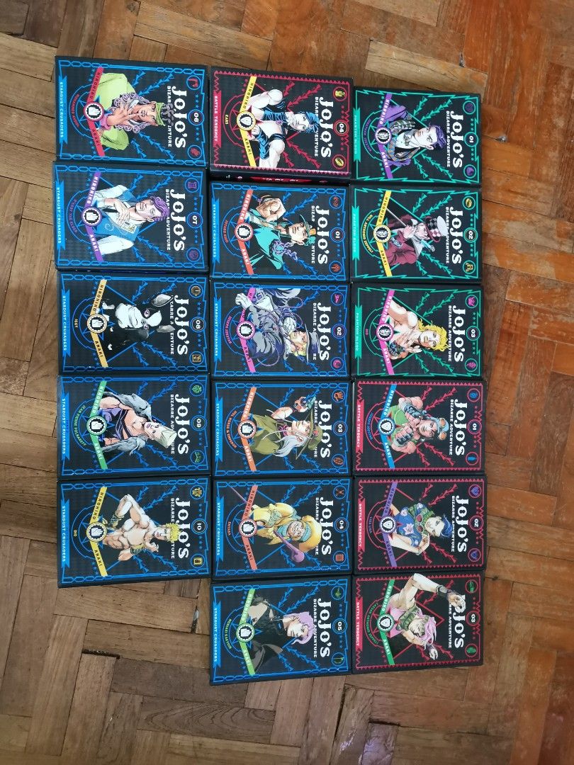 JoJo's Bizarre Adventure Parts 1-3 All volumes, Hobbies & Toys, Books ...