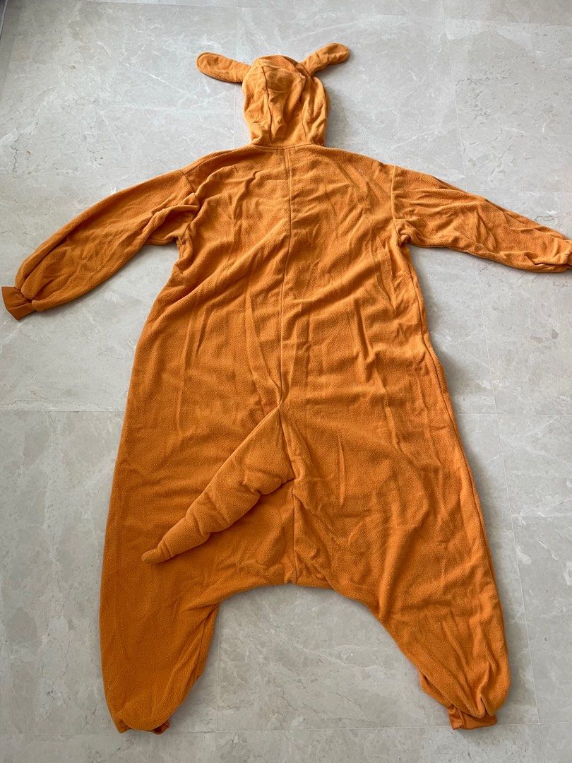 Kangaroo adult onesie costume with baby joey , Men's Fashion, Tops ...