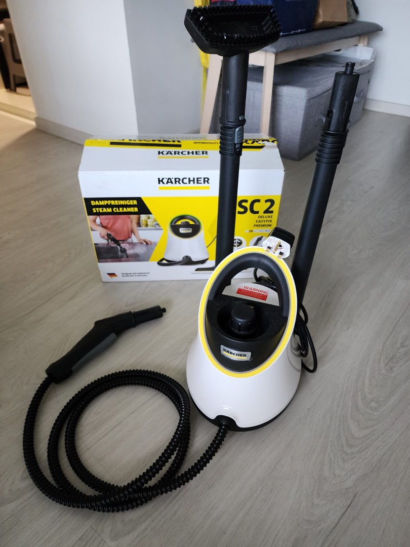 KARCHER SC-2 DELUXE EASYFIX PREMIUM STEAM CLEANER 75m² 1500W, TV & Home Appliances, Vacuum ...