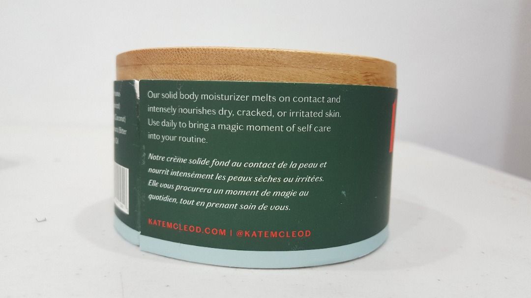 Kate Mcleod Daily Stone | Lotion Bar with Dry Brush, Beauty & Personal ...